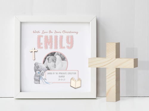 Girl's Christening Gift Frame | jhDesign