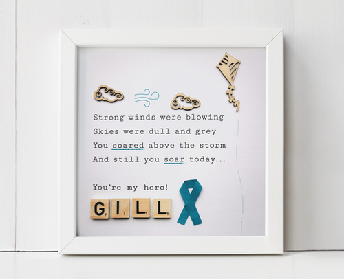 "Soaring" Cancer Warrior Frame | jhDesign