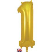Gold Number 1 Foil Balloon | Izzys Party Shop
