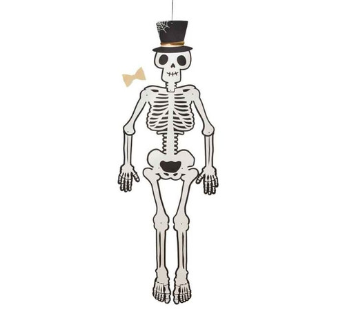 Pin the Bow Tie on the Skeleton Glow in the Dark Game | Izzys Party Shop