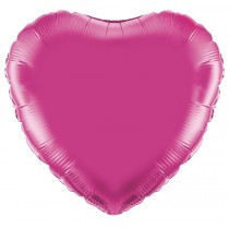 Fushia Heart Foil Balloon | Izzys Party Shop