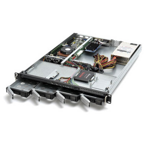 1U Rackmount Chassis Aicsys (RCK-107BR-BLK) | HighTech Nordic AB