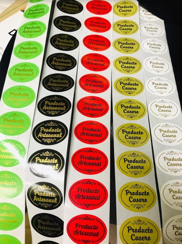 Stickers "producto artesanal""producto casero" | tostaditodelsur