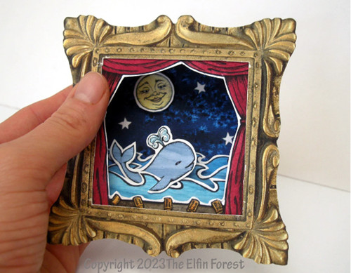 Paper diorama theater printable kit download Cricut pop-up | The Elfin ...