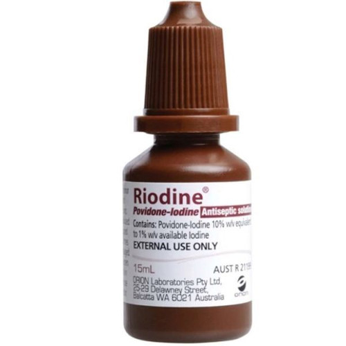 RIODINE 10% Povidone Iodine Solution 15ml Dropper bottle | penshurst ...
