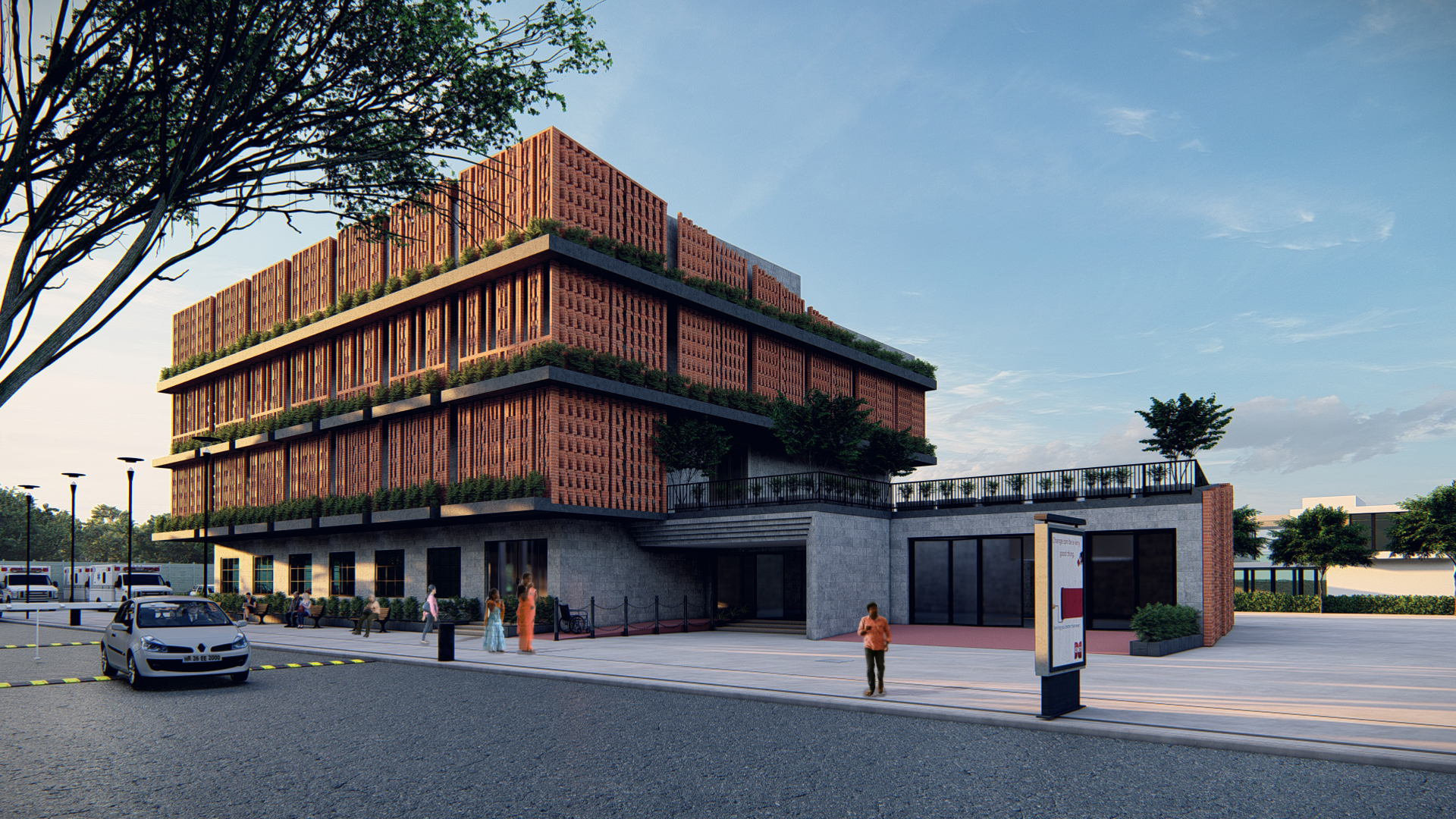 Urban Courtyard Office | Architron Group