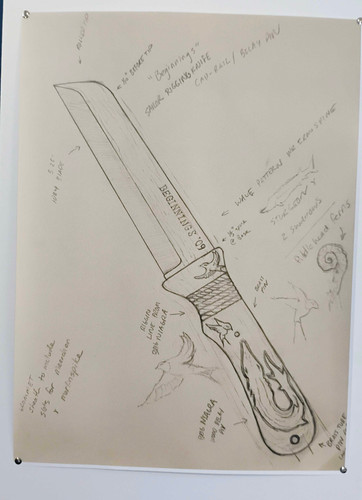 ‘Beginnings’ Knife Print | Dragon Forge Exp
