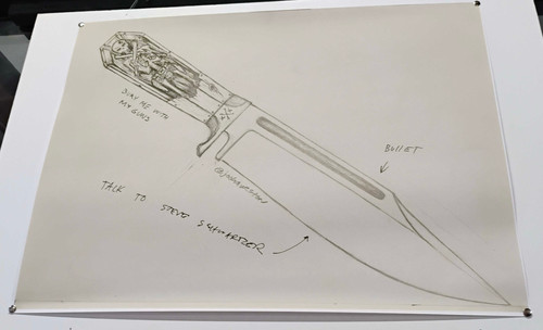 Skeleton Knife Print | Dragon Forge Exp