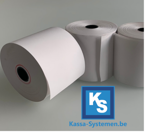 Kassarollen 80x80 mm thermisch papier per 50 stuks | Kassa-Systemen.be