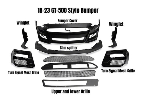 Replacement Parts for 15-23 GT-500 Conversion Bumper | i-5autohaus