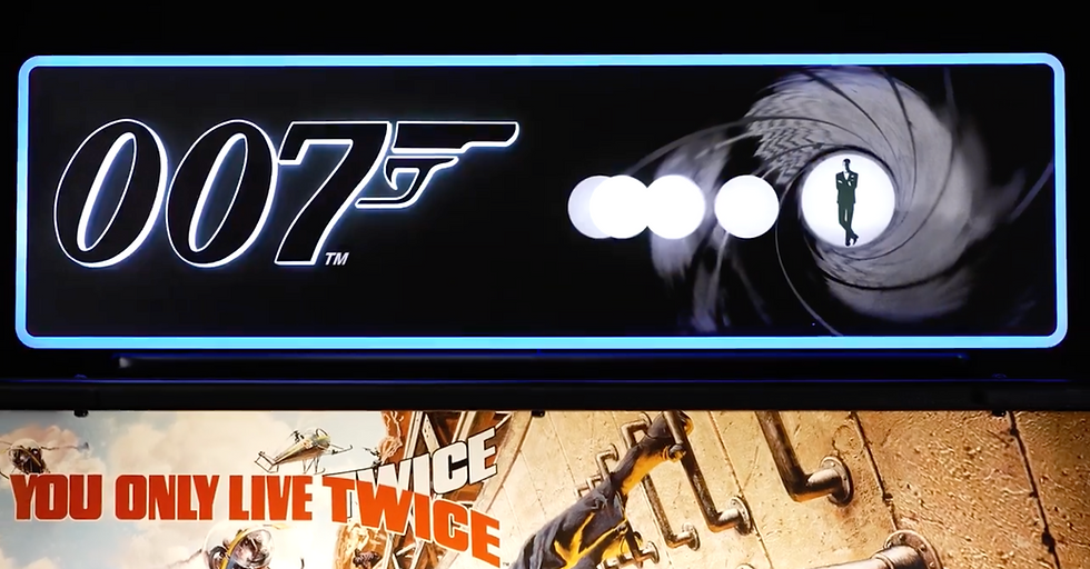 Official James Bond 007 Pinball Topper | website