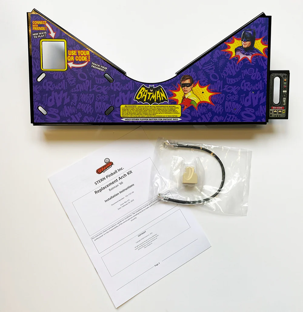 Batman 66 Pinball Replacement Arch For Insider Connected | website