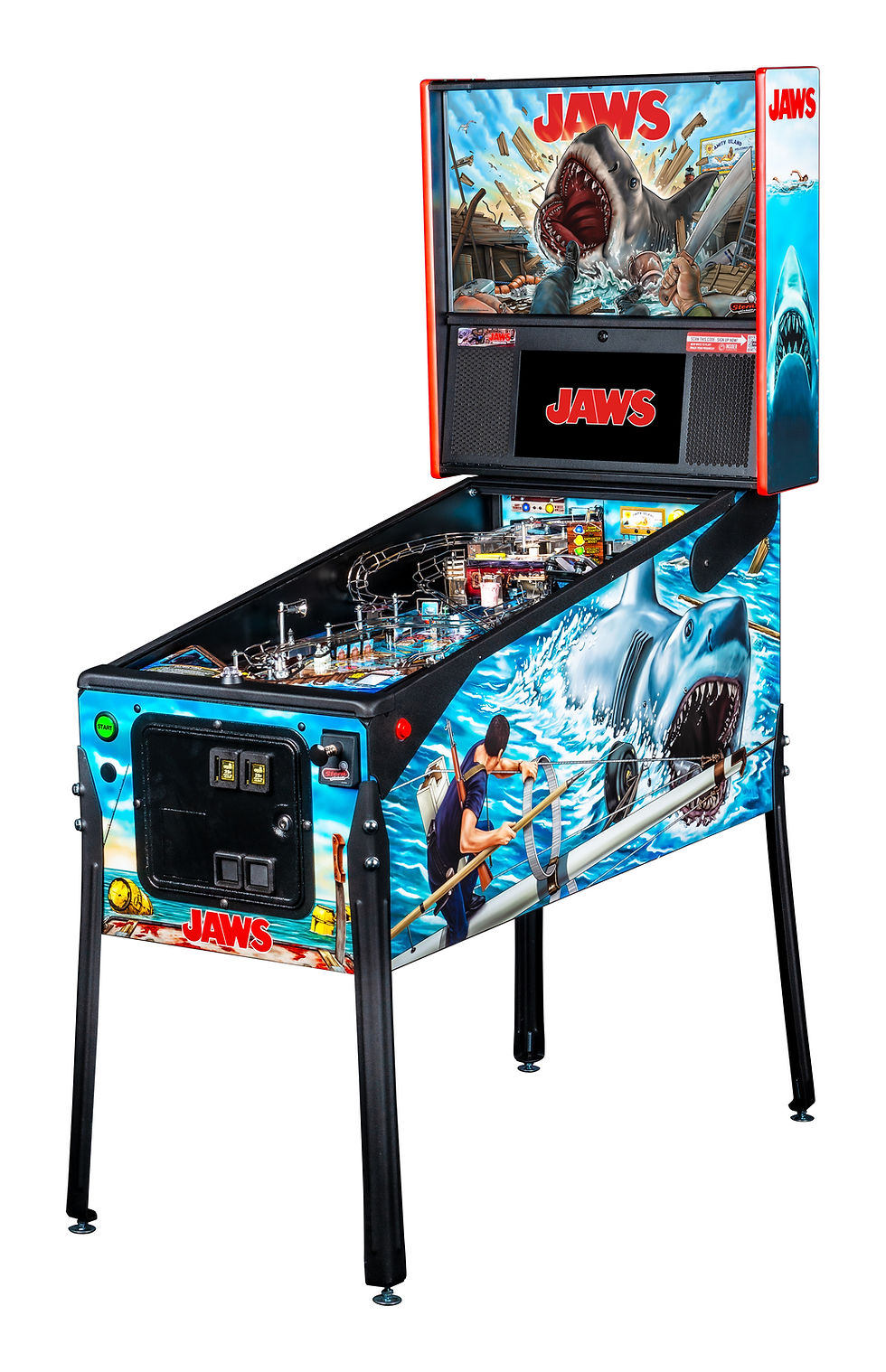 Jaws Pinball Machine - Premium Model | website