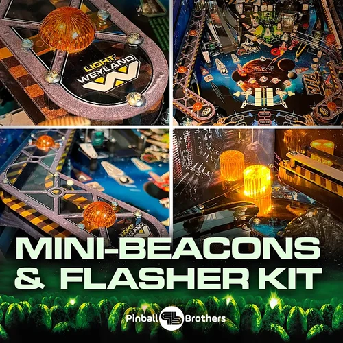 Alien Mini-Beacons & Flasher Kit | Flip N Out Pinball