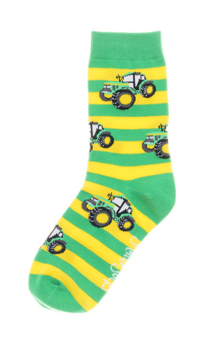 ShuttleSocks Junior Tractor Socks - Green | The Keeper's Wife