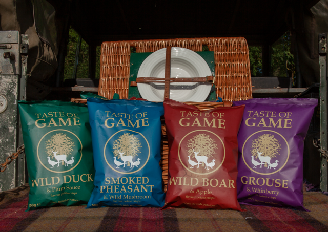 NEW Taste of Game Crisps - 4 x 150g Share Bags | The Keeper's Wife