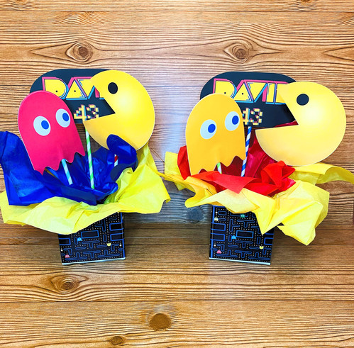 Pac Man Inspired Centerpieces | My Site