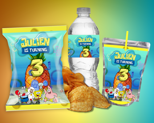 SpongeBob Inspired Chip Bag & More | My Site