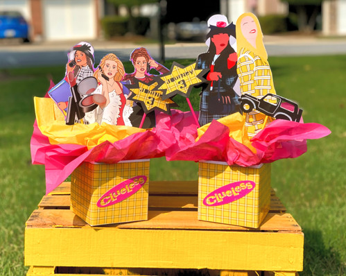 Clueless Inspired Centerpieces | My Site