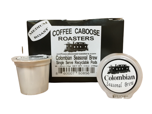 Colombian Seasonal Brew (Single Serve Pods) | Coffee Caboose