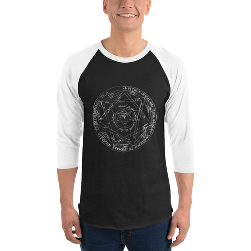 The Grand Pentacle Of Solomon 3/4 Length Sleeves | The Blue Bodhi