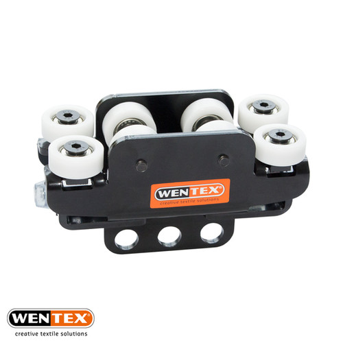 Eurotrack - Runner - Heavy Duty (HD) - 4+4 wheels - Black - WLL = 55 ...