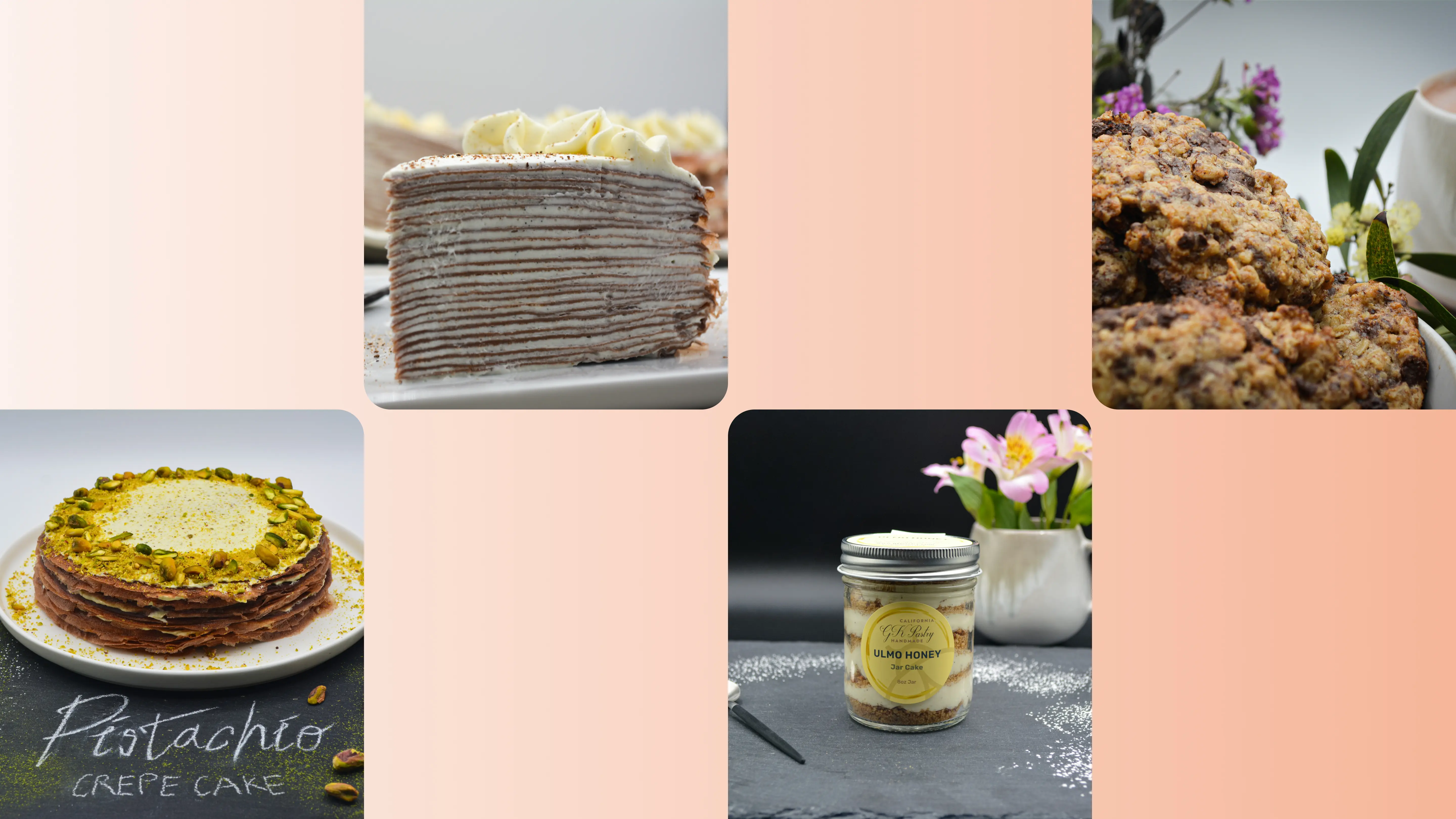 Handmade Crepe Cakes, Jar Cakes & Cookies | GK Pastry - Menlo Park, CA ...