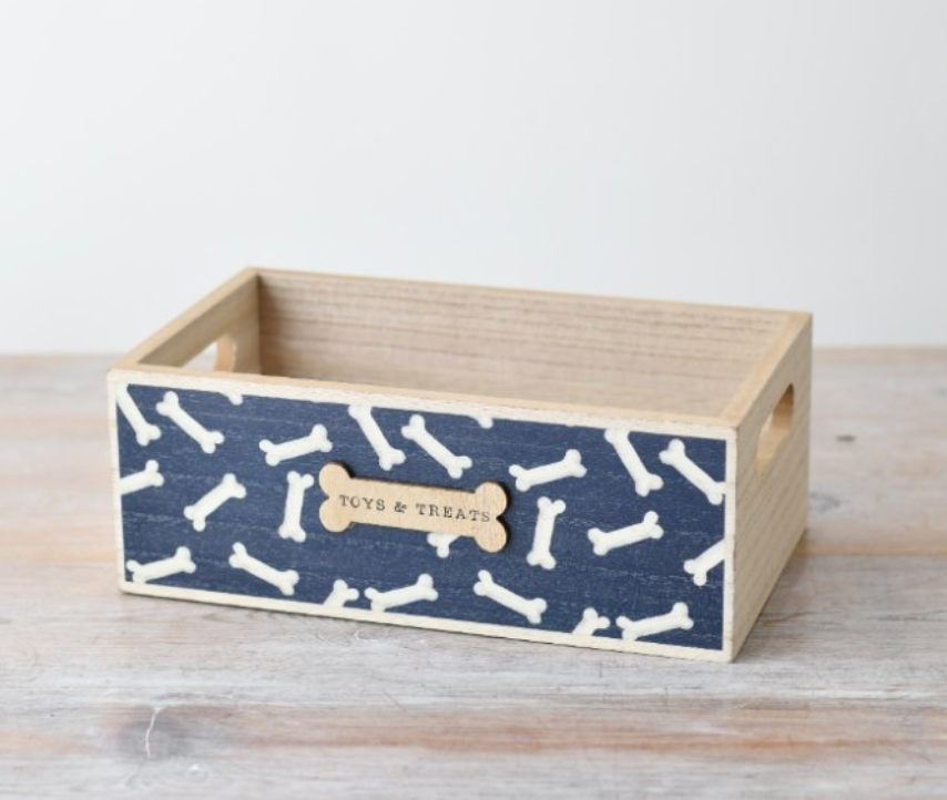 Wooden 'dog' storage box | Mini Me Personalised