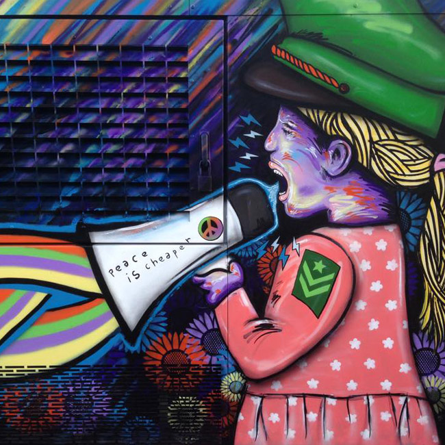 NITSUA | Street artist, mural creator and graphic designer