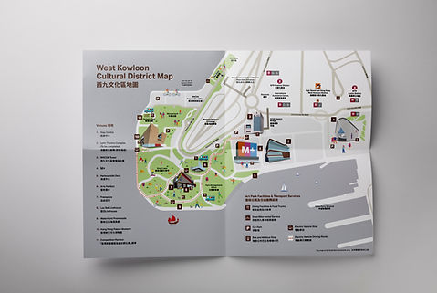 West Kowloon Cultural District - Map Design | Chapter Zero Limited