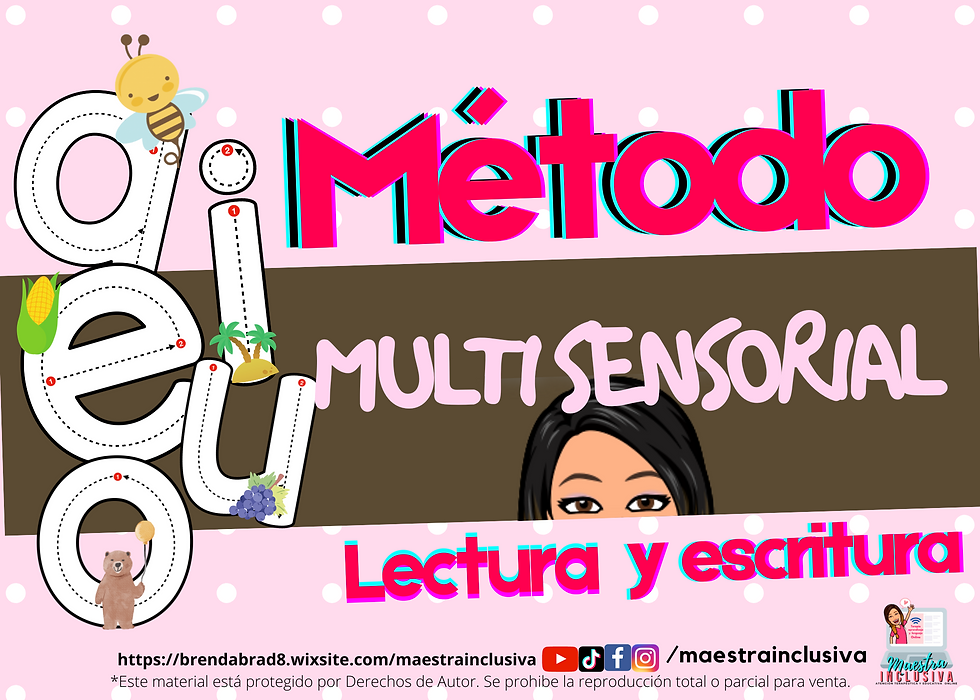 Método multisensorial para la enseñanza de la lectura y escritura