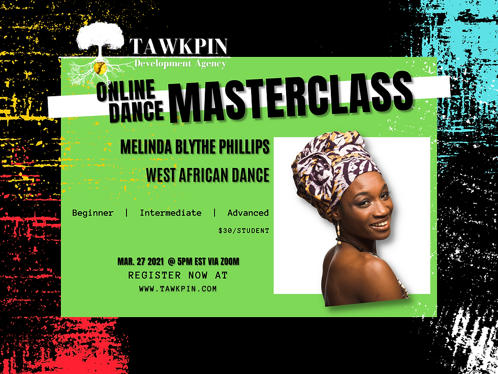 Online Dance Masterclass & Workshop with Melinda Blythe Phillips | TAWKPIN
