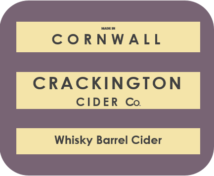 Whisky Barrel Aged Cider case (6 X 1 litre flagon) | Crackington Cider Co