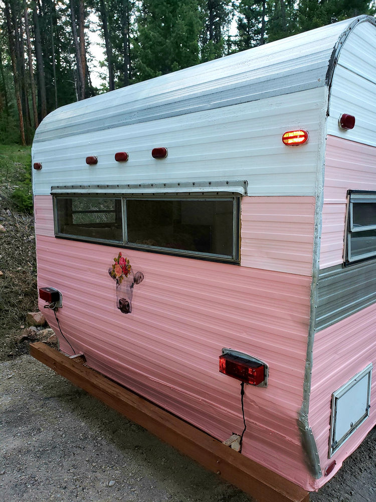 In the PINK!: VINTAGE CAMPER 1973 Bell Camper renovated Spring 2021 ...
