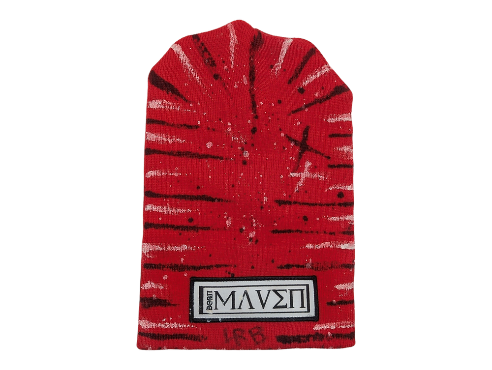 The Born Maven Hand-Painted Beanie — Art, Faith & Individuality in ...