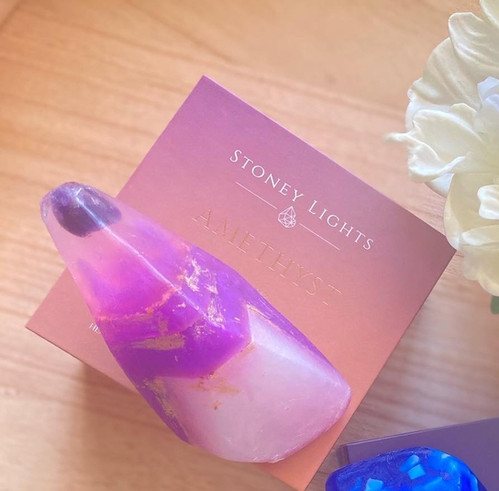 Amethyst Crystal Infused Soap | Stoney Lights