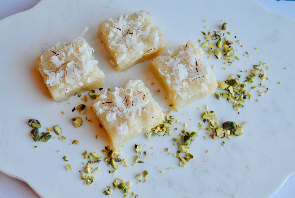 Coconut Barfi Fudge