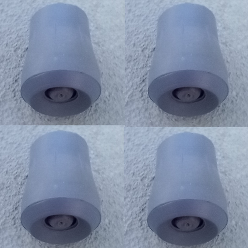 Pack of 4 Rubber Tips For The Talon Solid Aluminum Cane - Fits 7/8 Inch ...