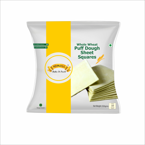 Unroll Whole Wheat Puff Dough Sheet Squares 550 grams | Unroll Bake-it ...