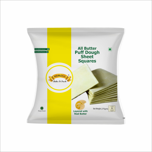 Unroll All Butter Puff Sheet Squares 275gms | Unroll Bake-it-Fresh