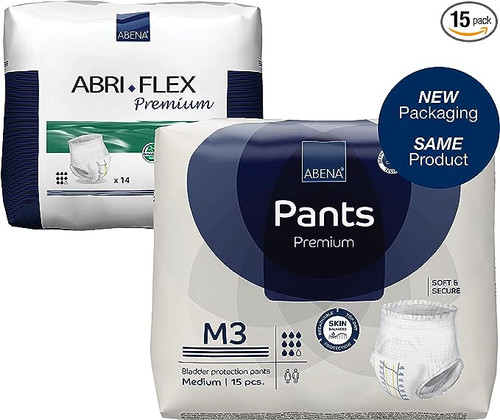 ABENA PANTS M3 Premium Protective Underwear MEDIUM 15 PCS | Independent ...