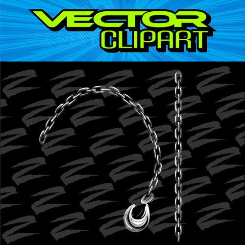 Tow Chain Vector Clipart | lzrd_dezigns