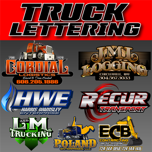 Custom Truck Lettering | lzrdwrapz