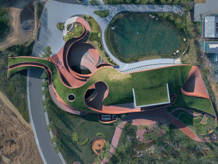 OCT Chaohu Natural and Cultural Centre, China by Change Architects