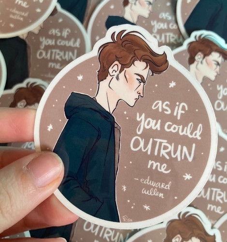 Edward Cullen Glossy Vinyl Sticker | Brooklynne Draws