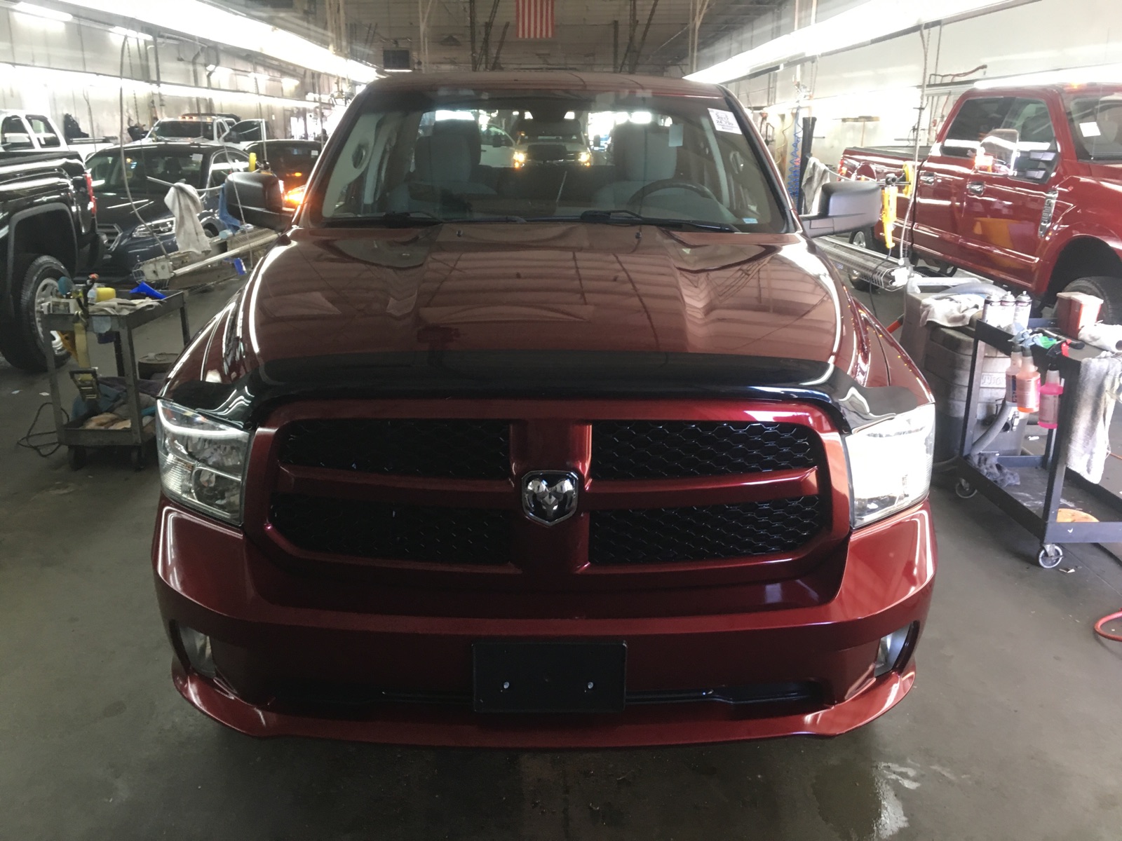2017 RAM 1500 MAROON 618689 | gbleasing