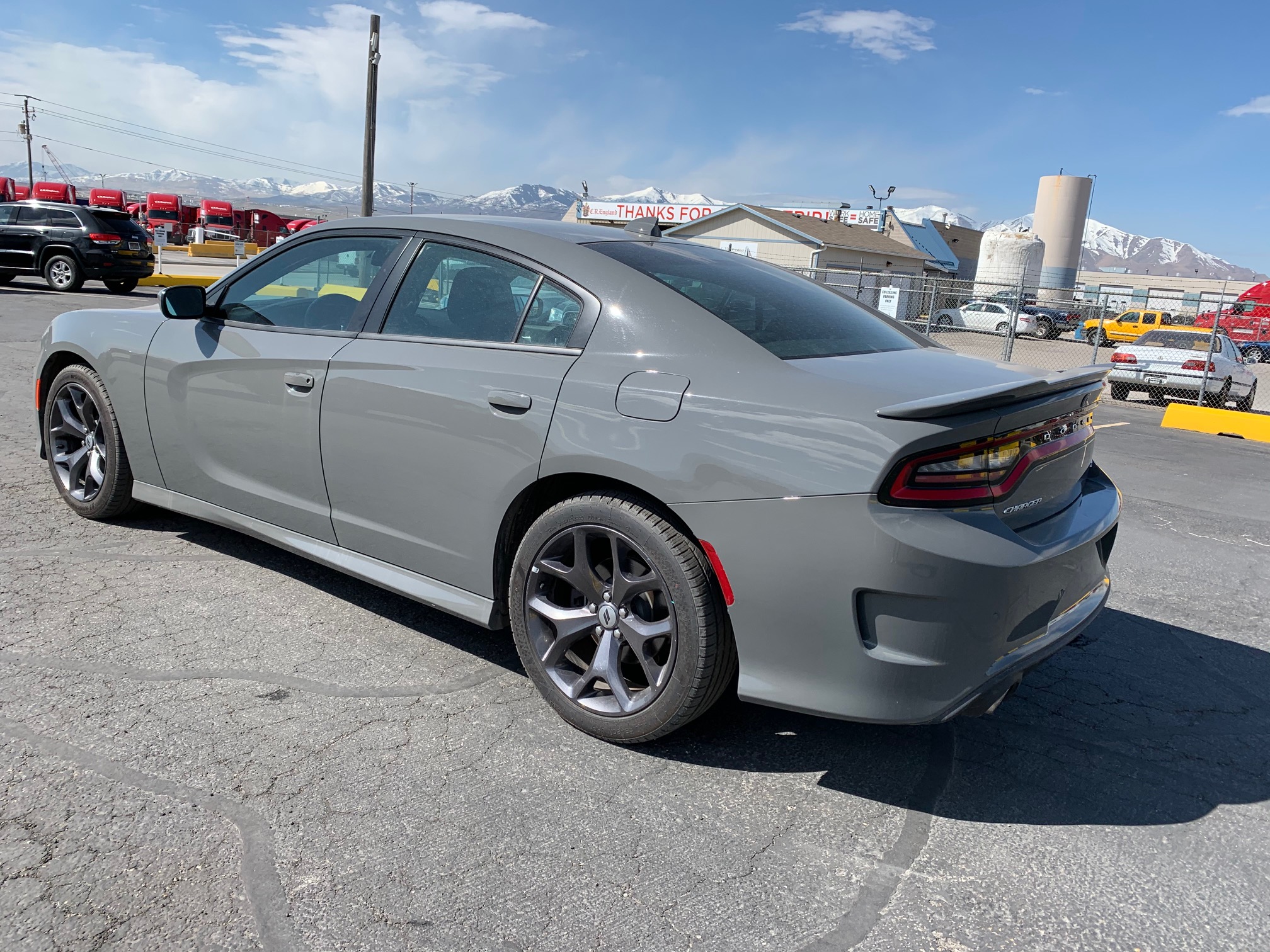 2019 DODGE CHARGER GRAY 567796 | gbleasing