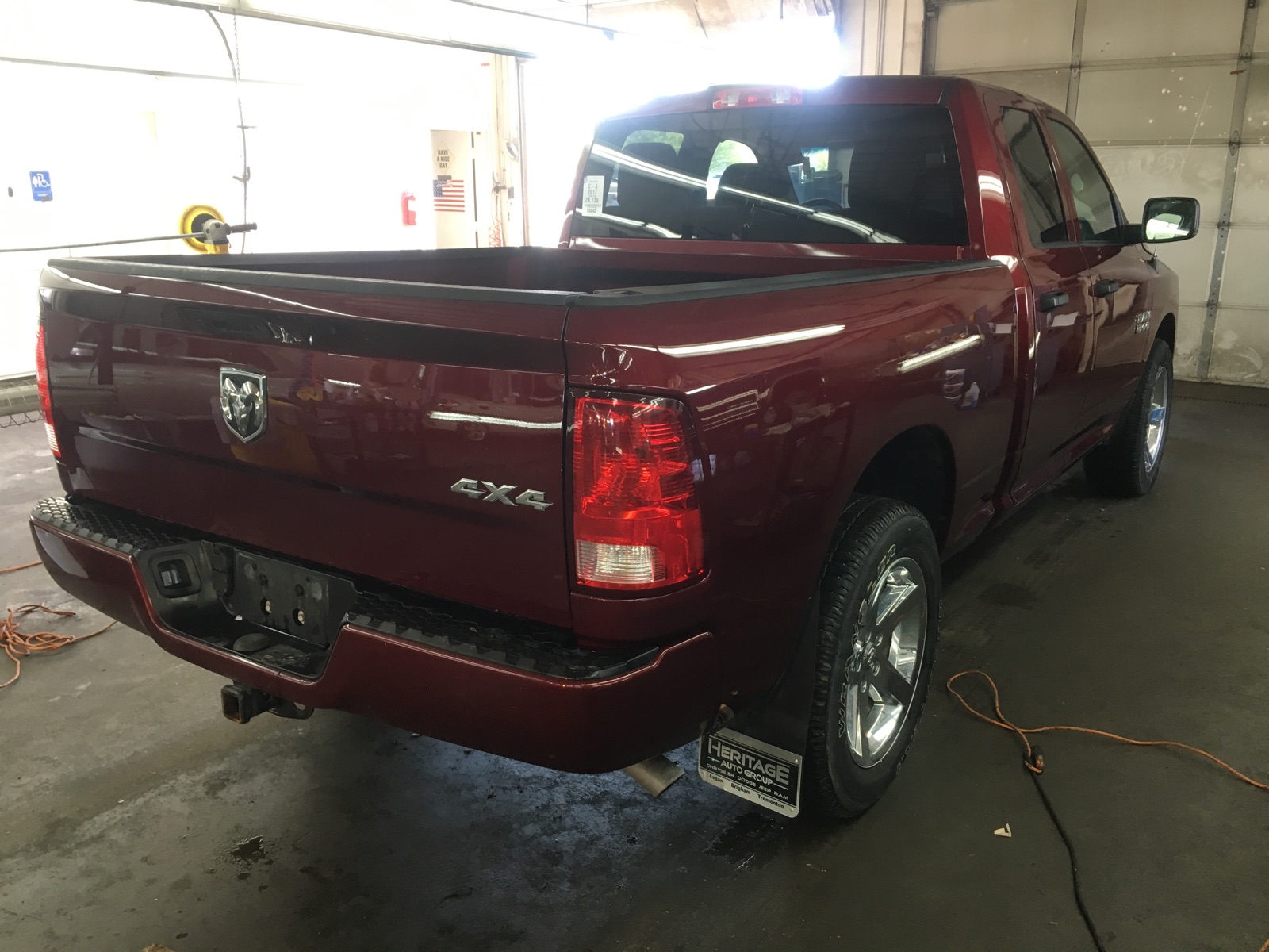 2017 RAM 1500 MAROON 618689 | gbleasing