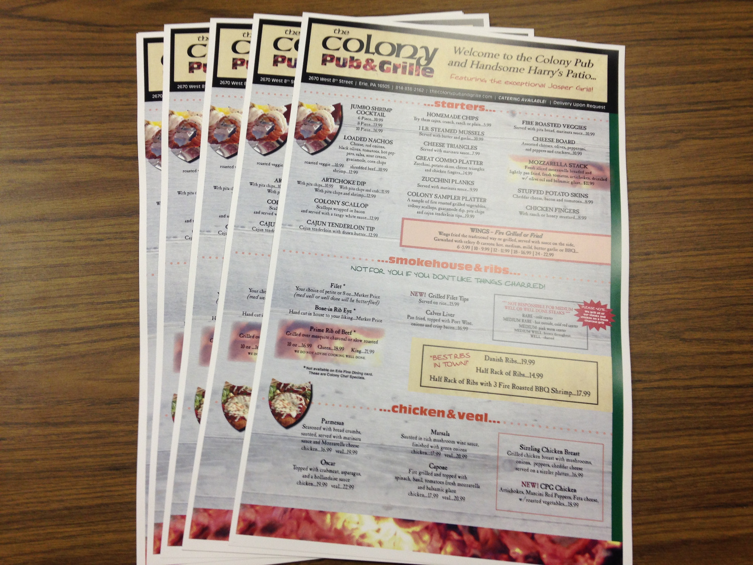 Menu Printing | Take Out Menu Printing | Pizza Menus | Copy King