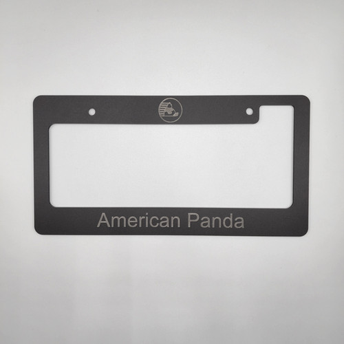 License Plate Frame | American Panda
